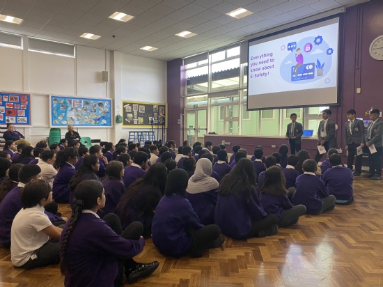 Downside Primary School - Challney Boys and Girls visit online safety and tranisition
